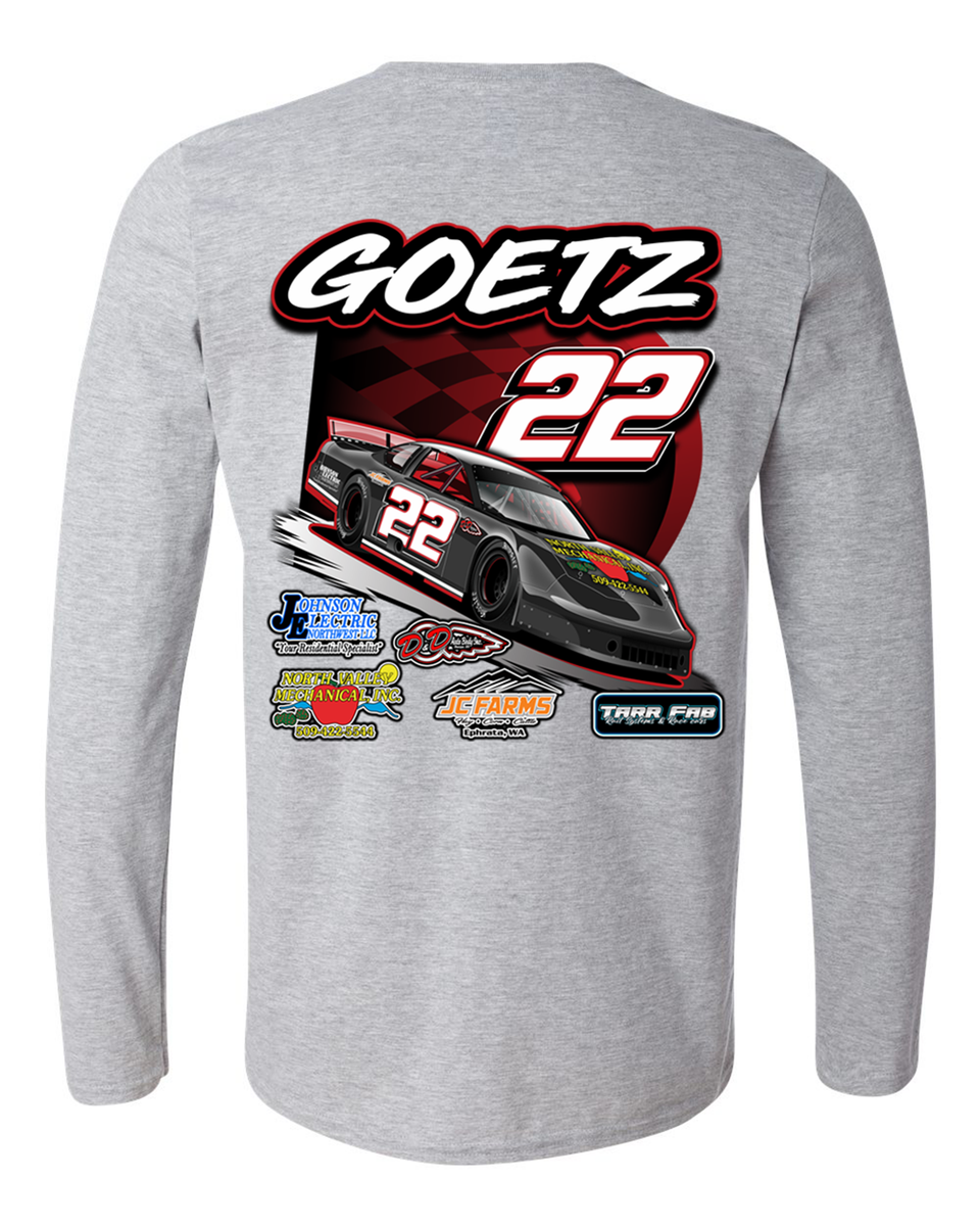 Evan Goetz 2025 Long Sleeve T-Shirt – shorttrackheroes
